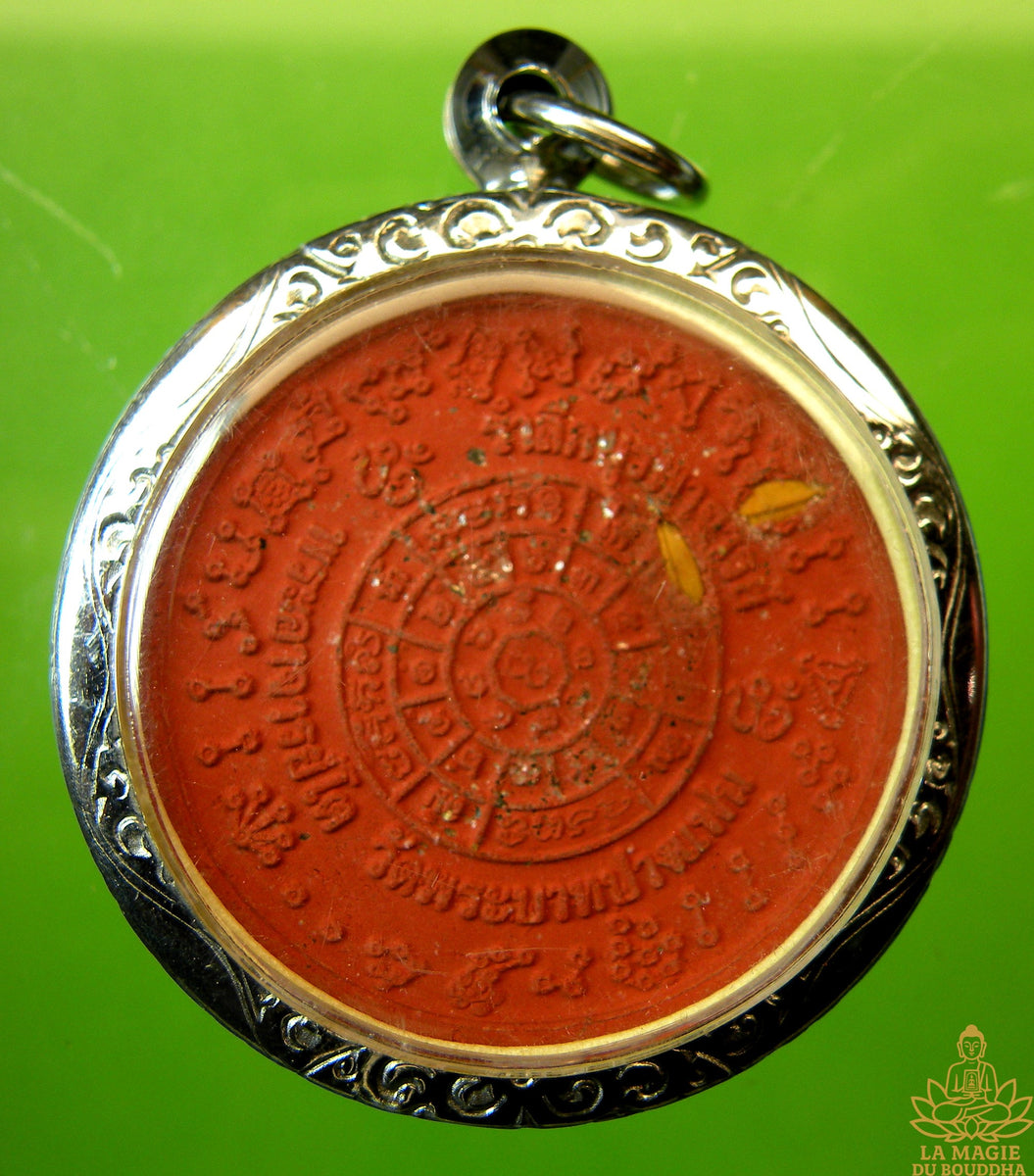 Red Ganesh amulet - Wat Phrabat Pangfan.| La Magie du Bouddha.