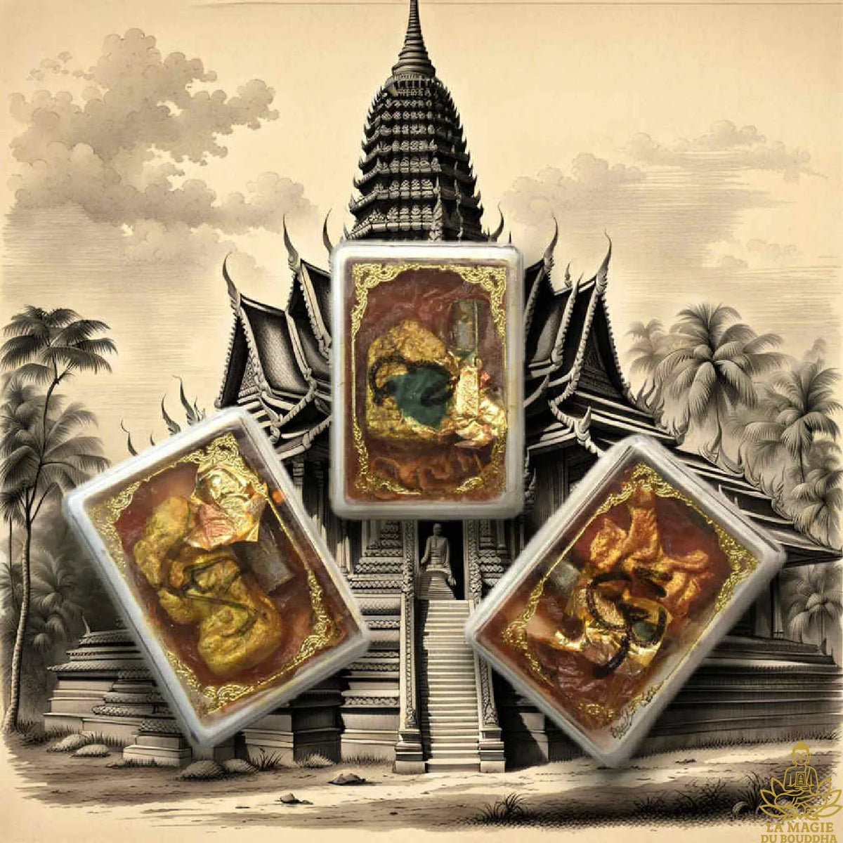 Kee Phung sacred wax charms – Luang Phor Somchai of Wat Dan Kwian| La ...
