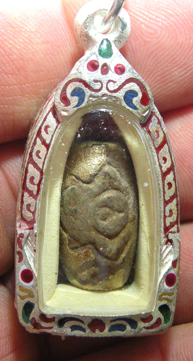 Rare et puissante perle de sort protectrice Look Sakot Phra Rahu du Tr ...